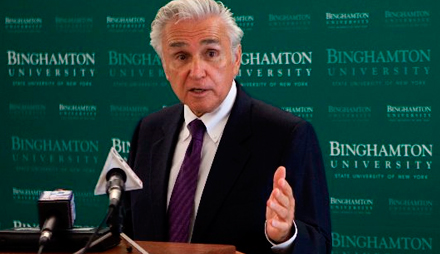 Hinchey seeks funding for Binghamton research | Binghamton University ...