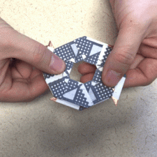 Origami ninja star inspires battery design | Binghamton University ...