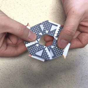 Origami ninja star inspires battery design | Binghamton University ...